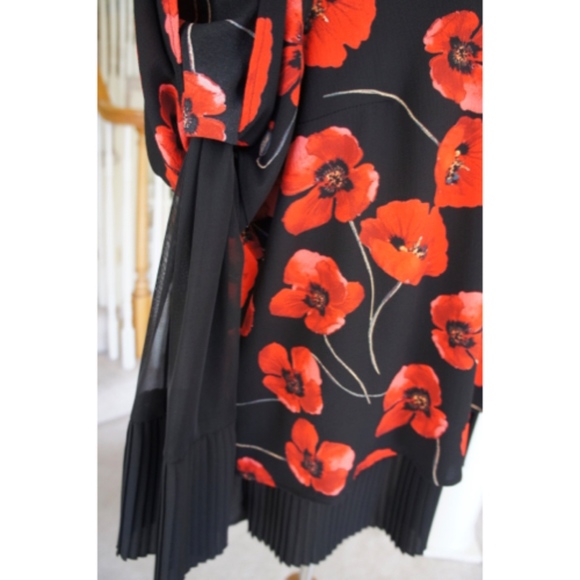 Cartise Canada | Tops | New Cartise Red Floral Print Top Plus Size 6 ...